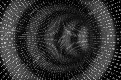 Binary Tunnel Stock Photo Natalia