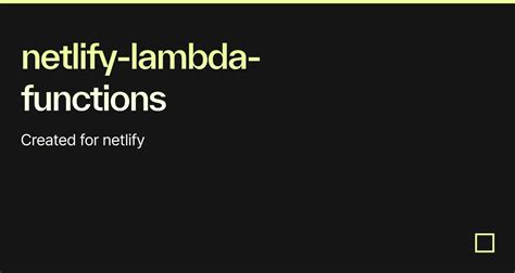Netlify Lambda Functions Codesandbox