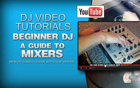 Beginner DJ Tutorial Mixers And Mixing