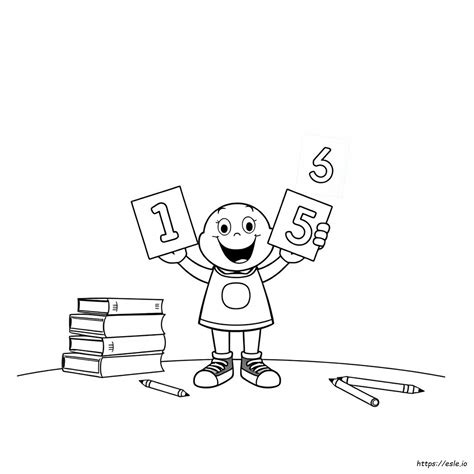 Learning Numbers Coloring Pages