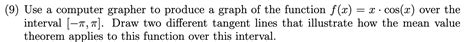 solved 9 use a computer grapher to produce a graph of the