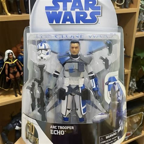 Original Star Wars Arc Trooper Echo Clone Pilot Hawk The Clone Wars Toy