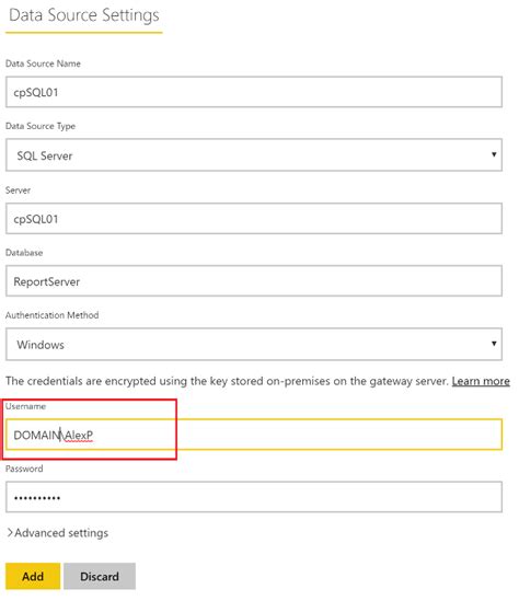 Considerations For On Premises Data In PowerBI