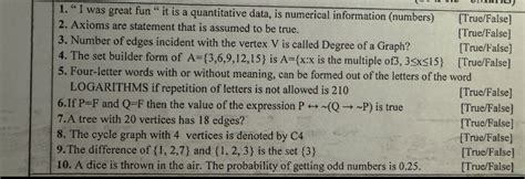 Solved I Was Great Fun ﻿it Is A Quantitative Data Is