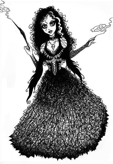 Spiderlili Drawing Bellatrix Lestrange My Favourite Death