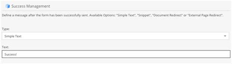 Pimcore Formbuilder20successmanagementmd At Master · Dachcom Digital