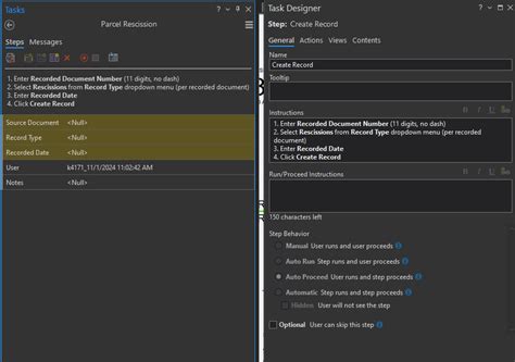 esri task designer unable to view steps bug esri community