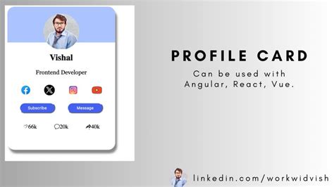 My Latest Project A Versatile Profile Card Component For Angular