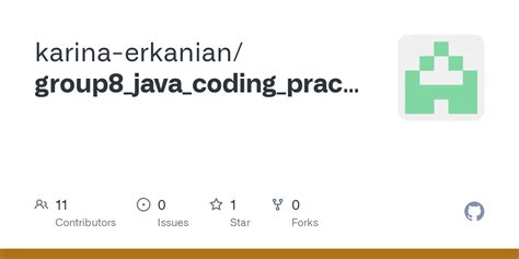 Github Karina Erkaniangroup8javacodingpractice