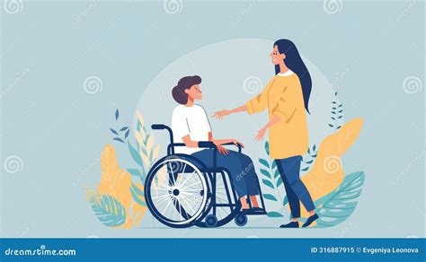 Title Support And Compassion Stock Illustration Illustration Of