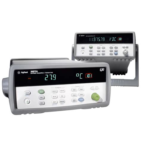 keysight 34972a lxi data acquisition data logger switch unit