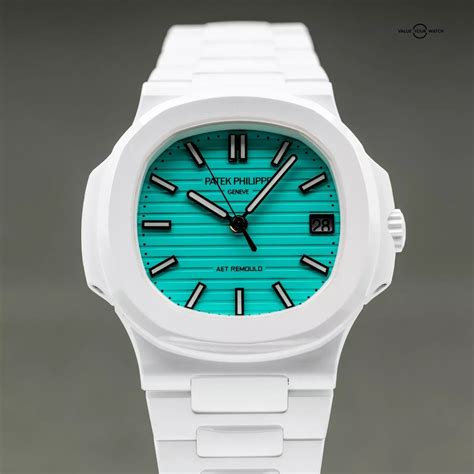 2025 Patek Philippe Nautilus 5711 White Ceramic Tiffany Blue By Aet