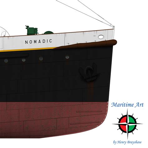 Ss Nomadic Tender And Floating Restaurant Poster — Maritime Art By