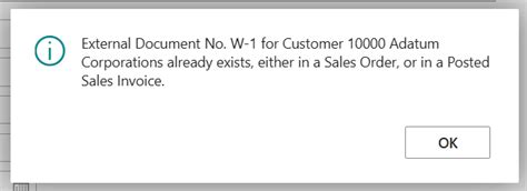 BC Idea Prevent Duplicate External Document No BC Repositories And BC Ideas Extensions