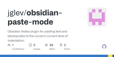 Releases · Jglevobsidian Paste Mode · Github
