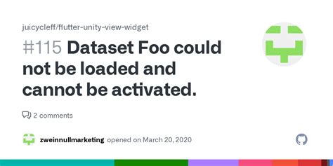Dataset Foo Could Not Be Loaded And Cannot Be Activated · Issue 115
