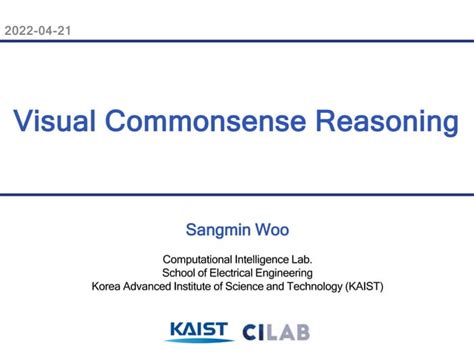 Visual Commonsense Reasoning Pptx