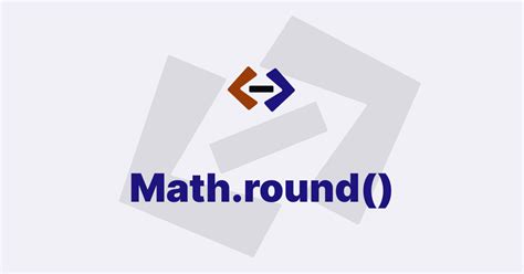 What Is The Use Of The Mathround Method In Javascript