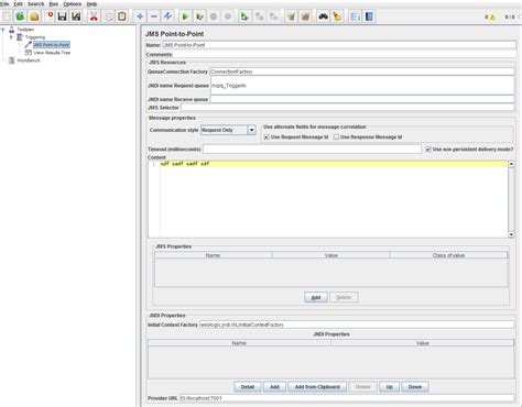 Message Queue Load Test With Jmeter 211 And Jms Weblogic 10 Stack