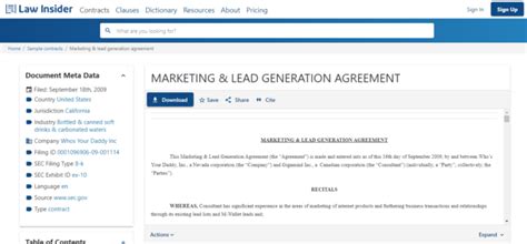 What Goes In A Lead Generation Agreement