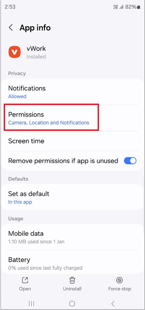 Android Vwork Mobile App Location Tracking Settings Vwork Support
