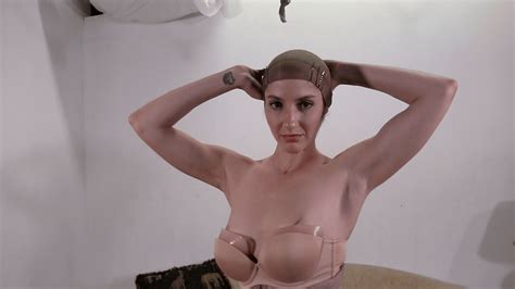 The Try On The Preface To The Party Dress Kobe Lees Fetish Paradise