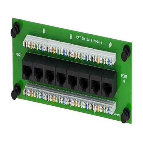 DataComm 80 0030 Network Patch Panel 8 Port CAT5E Data