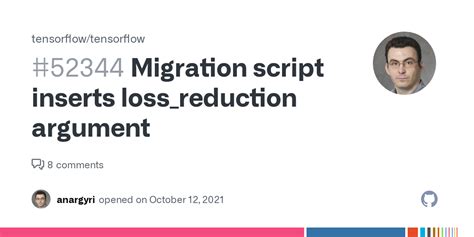 Migration Script Inserts Lossreduction Argument · Issue 52344