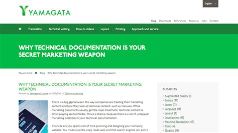 Why Technical Documentation Is Your Secret Marketing Weapon Yamagata