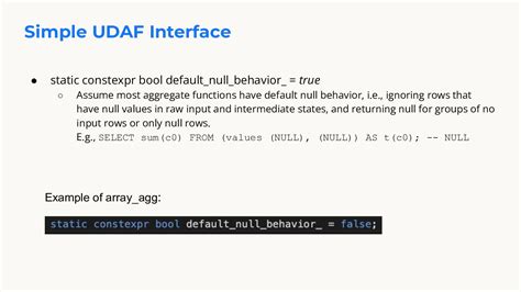 Simple Aggregation Function Interface Speaker Deck