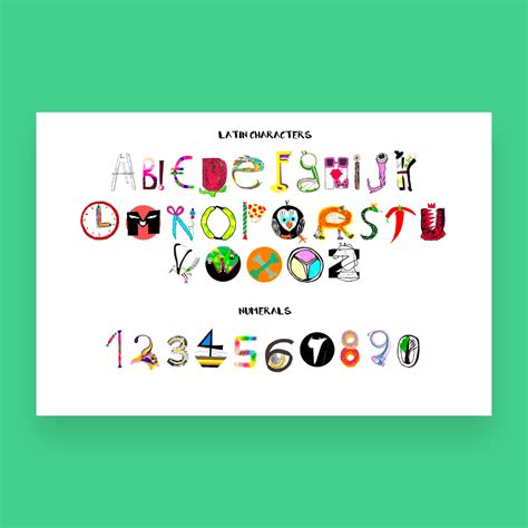 Junior Bitmap Color Font MasterBundles