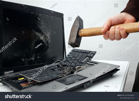 Breaking A Computer Images Stock Photos Vectors Shutterstock