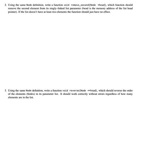 solved 2 using the same node definition write a function