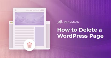How To Easily Delete A Wordpress Page Rank Math