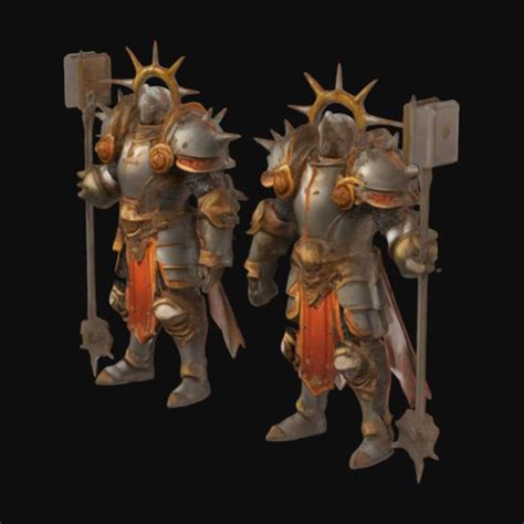Crusader Knight Armor Design Download Free 3d Models Generated With Meshy Ai By Chiragk4804