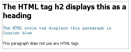 Formatting HTML Containers