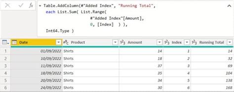 create running totals in power query m ultimate guide