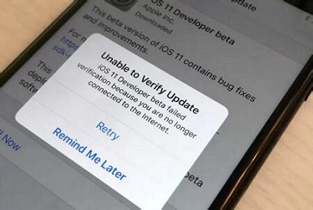 Fix IOS Update Failed Not Connected To Internet
