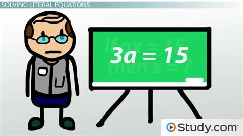 How To Solve A Literal Equation For One Variable Tessshebaylo