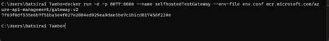 deploy azure self hosted gateway to docker