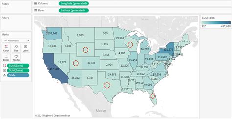 Dealing With Null Values In Tableau Filled Maps Show Null Values In Distinct Color