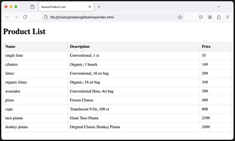 script tag quick start fauna docs