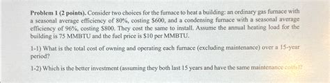 Solved Problem 1 2 ﻿points ﻿consider Two Choices For The