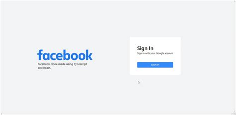 i made a facebook clone using typescript and react 😬 reactjs