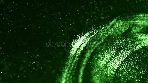 Abstract Background With Moving And Flicker Particles Backdrop Of Bokeh Animation Of Seamless