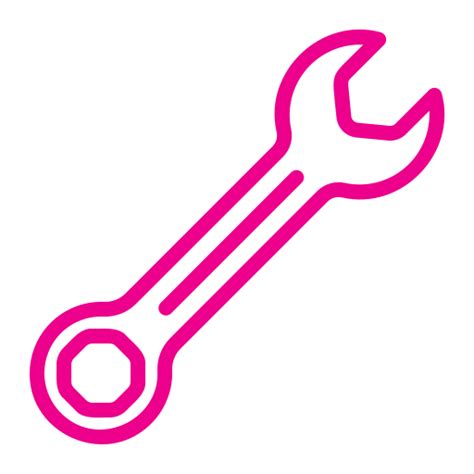Spanner Generic Outline Color Icon