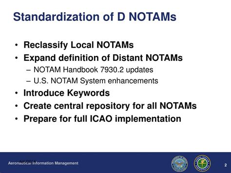 Ppt Notam Briefing Guidance For Notam D” Standardization Powerpoint Presentation Id1211009