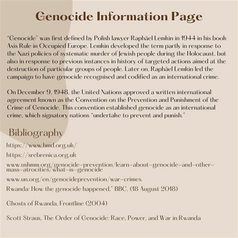 Genocide — Never Such Innocence