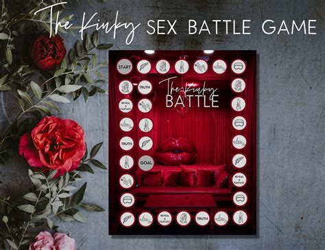 Kinky Sex Board Game Printable Sex Game Perfect Gift For Him Etsy