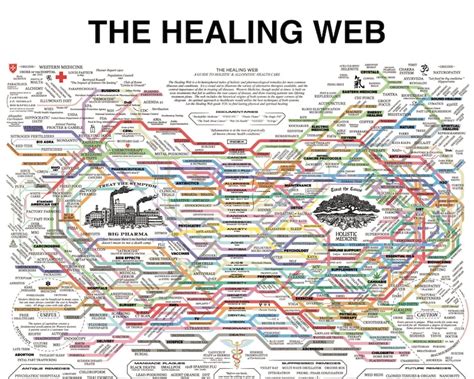 Healing Web The Healing Web Map Etsy